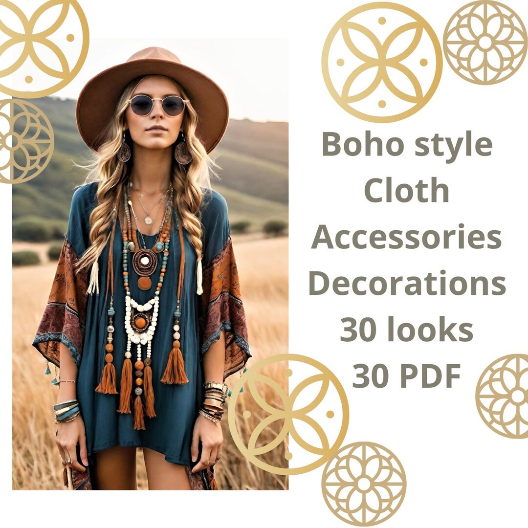 30 Looks in the Boho Style Boho Jewelry Boho Accessories Boho Clothing ...