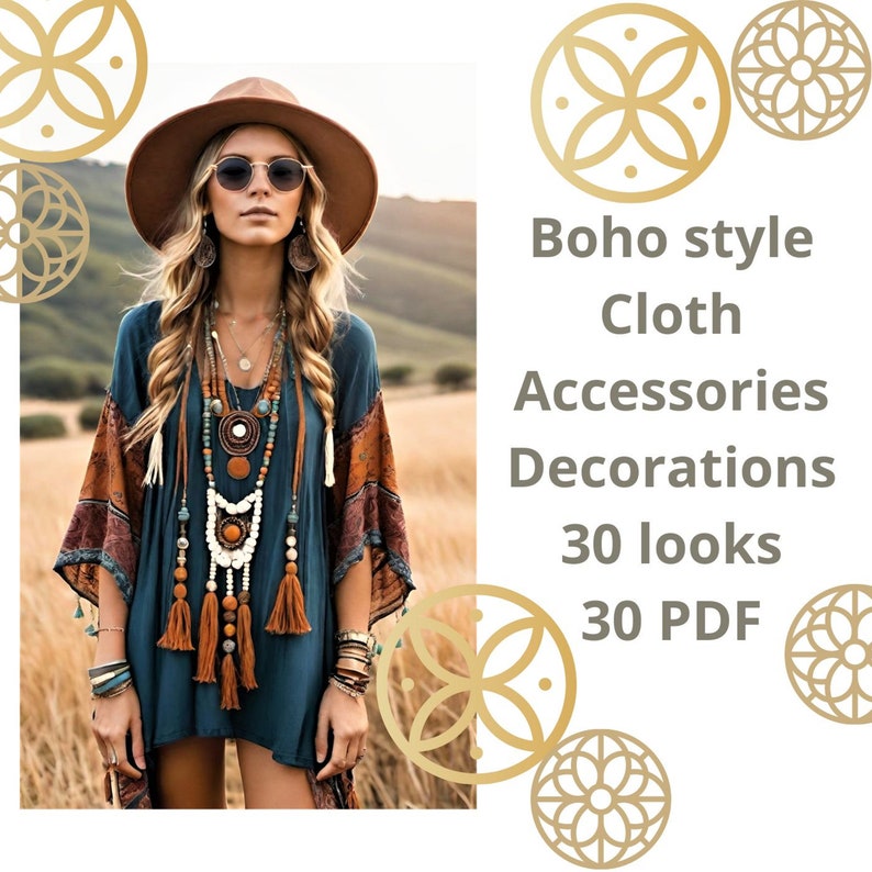 30 Looks in the Boho Style Boho Jewelry Boho Accessories Boho Clothing ...
