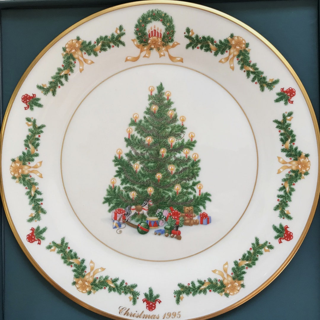 1995 Lenox Christmas Trees Around the World Plate Austria 1995 - Etsy