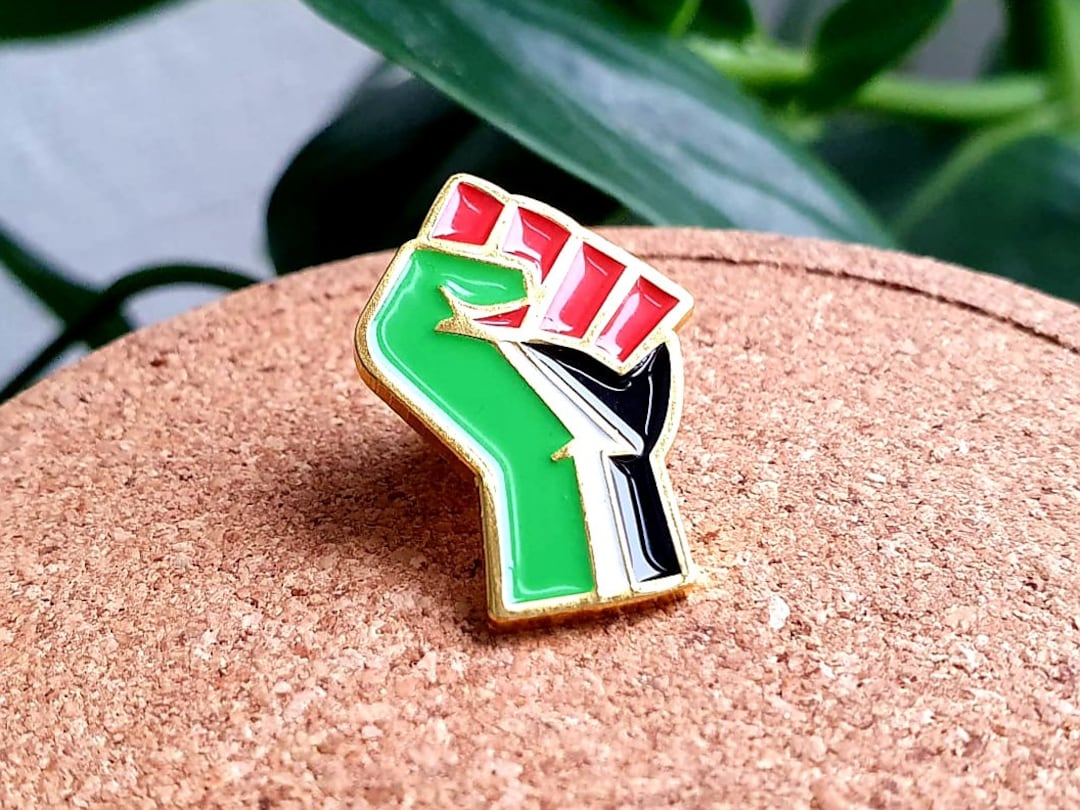 Palestine Pin – Palestine Fist Pin – Palestine Flag Pin – Palestine ...