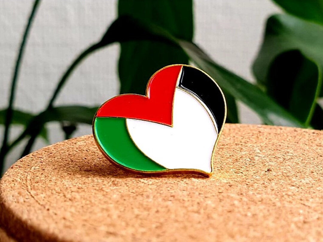 Palestine Pin Palestine Flag Pin Palestine Heart Pin Palestine Ribbon ...