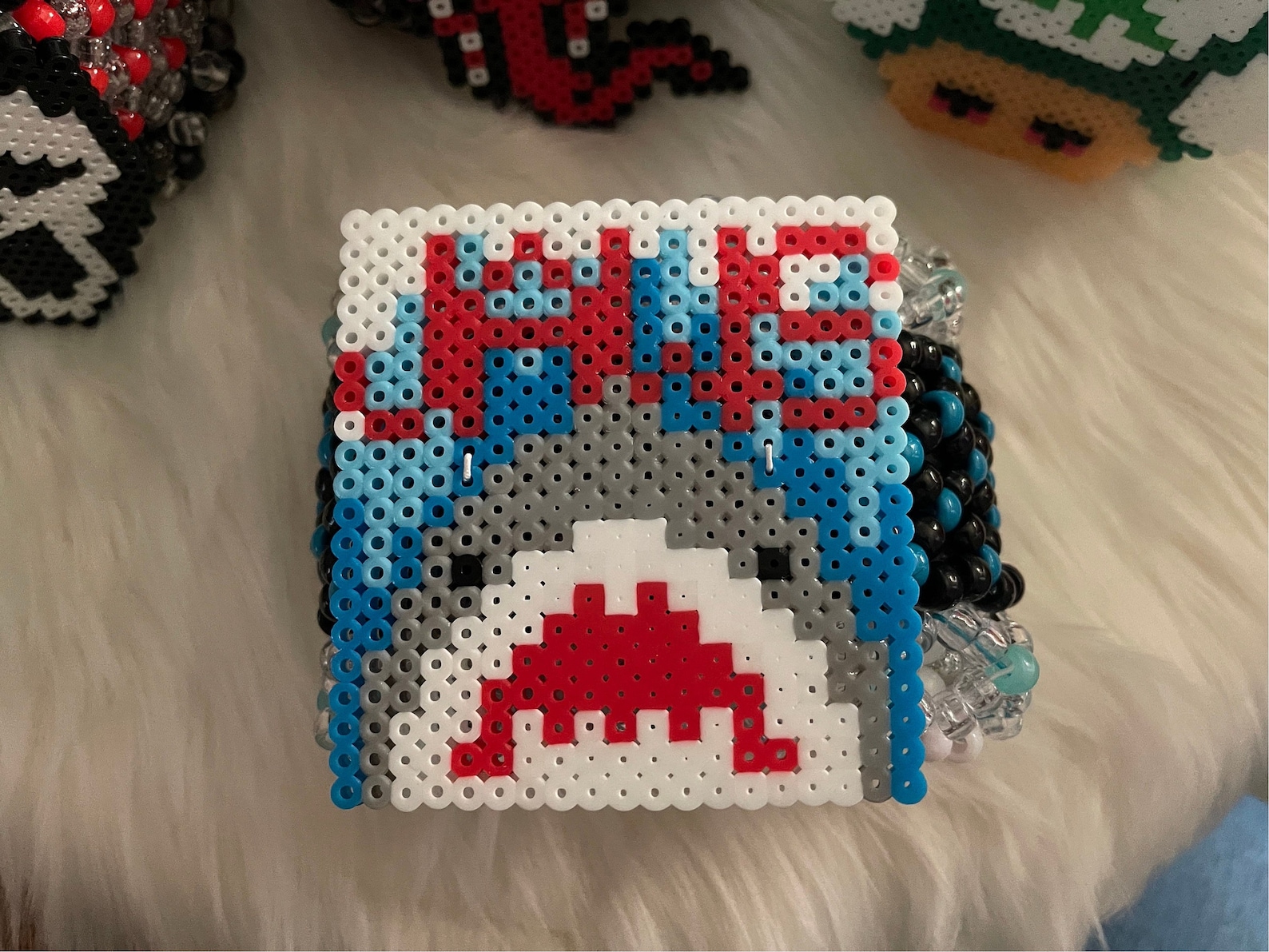Sharky Jaws Perler Rotating Cuff - Etsy
