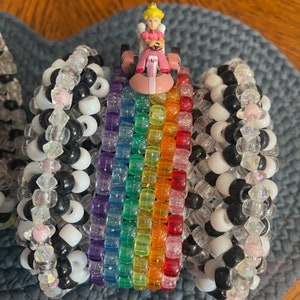 Rotating Kandi Cuff - Personalization Available - Etsy