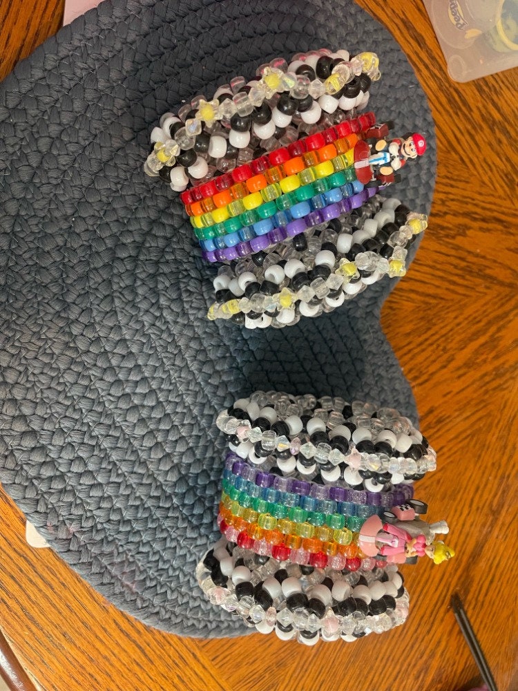 Rotating Kandi Cuff Personalization Available - Etsy