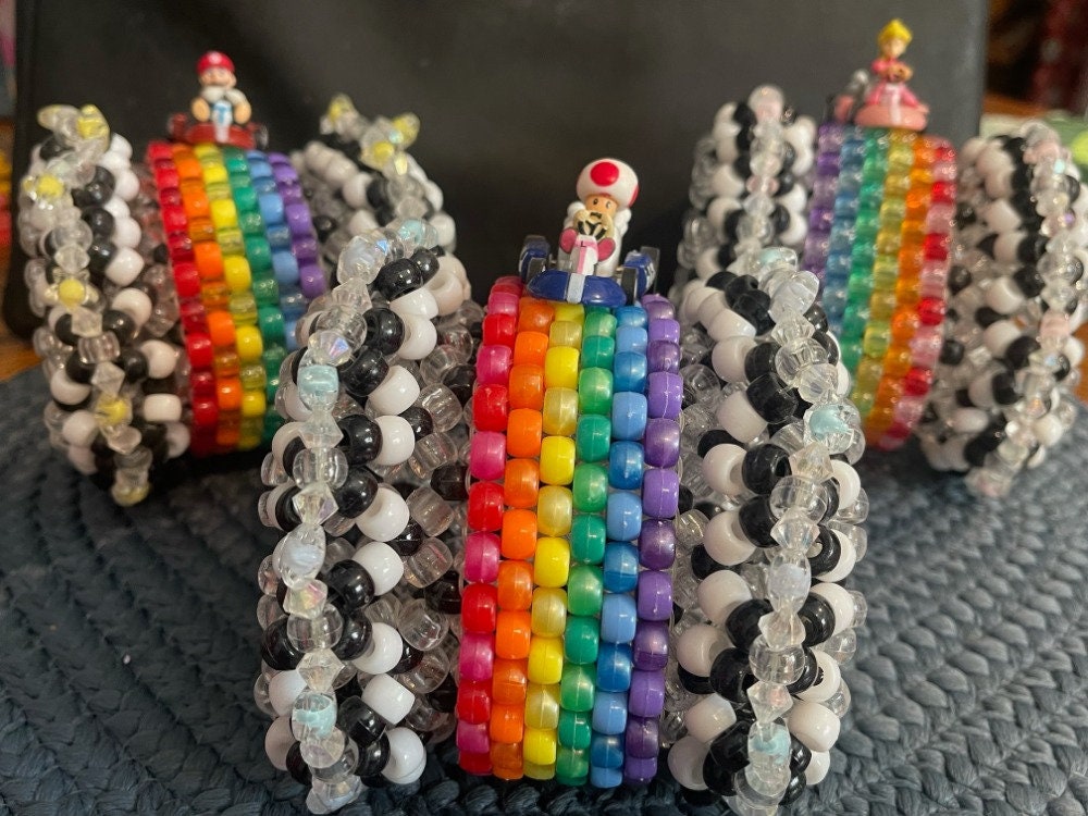 Rotating Kandi Cuff Personalization Available - Etsy