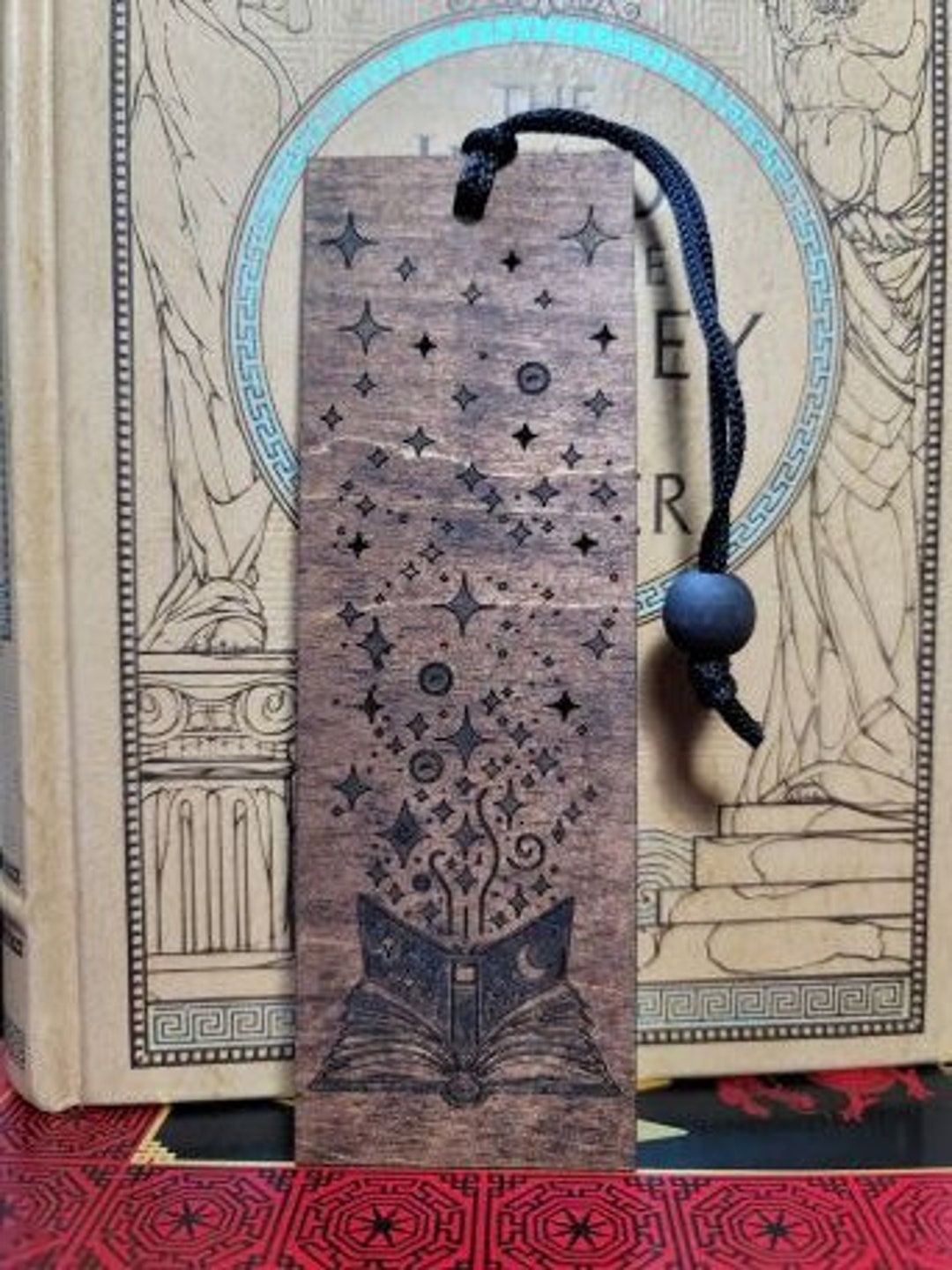 Magical Spellbook Bookmark Witch Spell Book Bookmark Wizard Spell Book ...