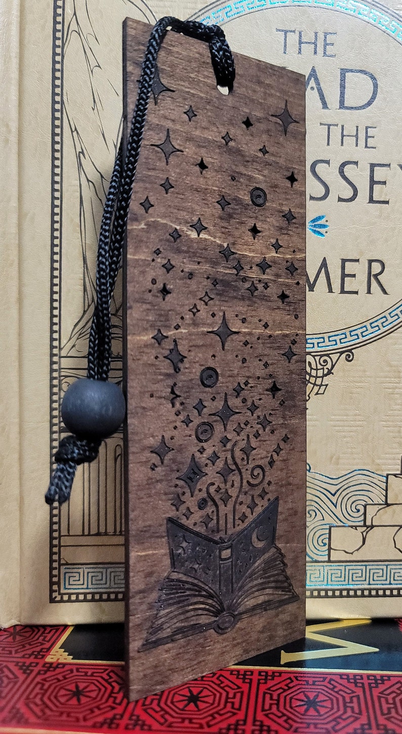 Magical Spellbook Bookmark Witch Spell Book Bookmark Wizard Spell Book ...