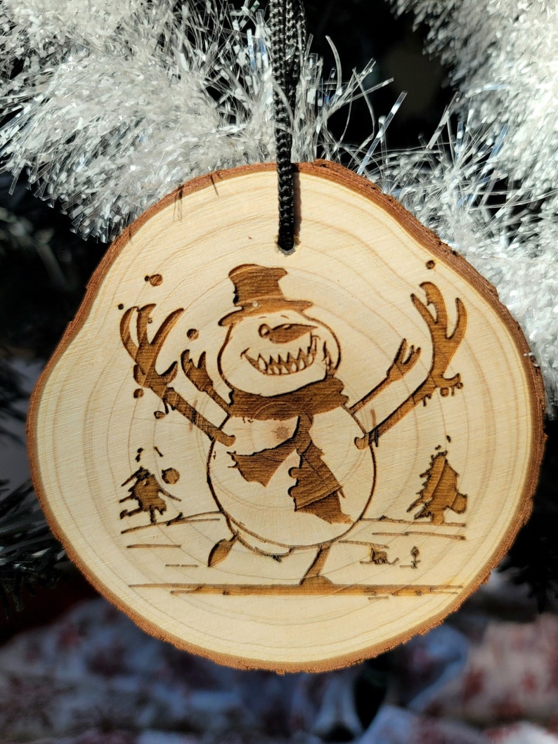 Christmas Horror-themed Scary Freaky Spooky Snowman Ornament - Etsy