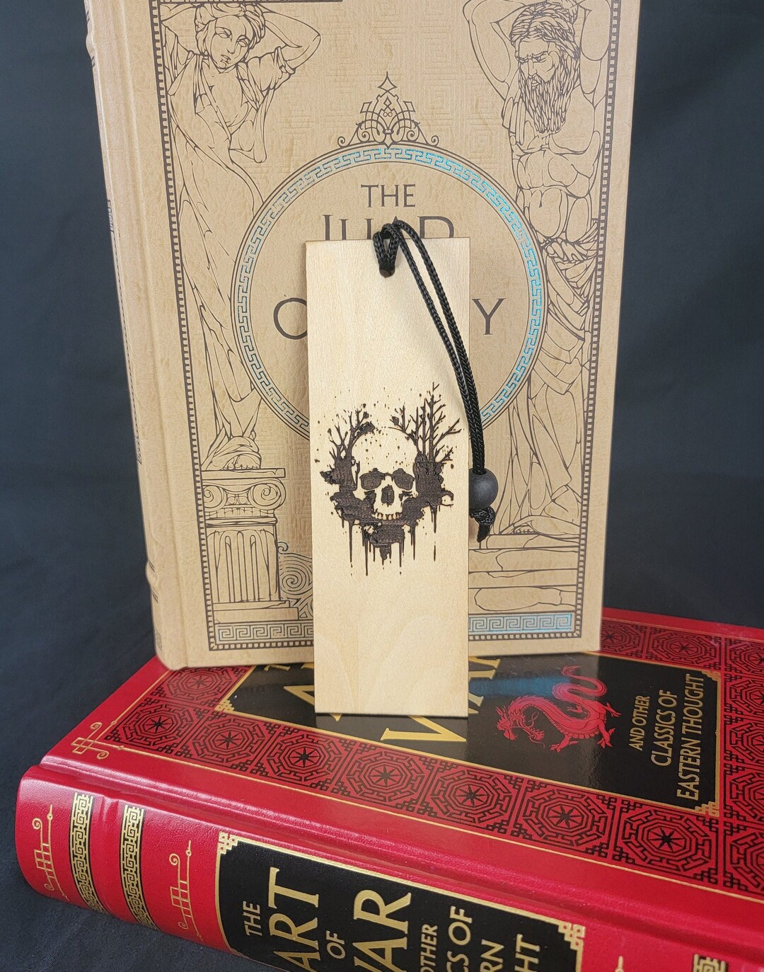 Skeleton Skull Bookmark Horror Bookmark Scary Skull Bookmark Creepy ...