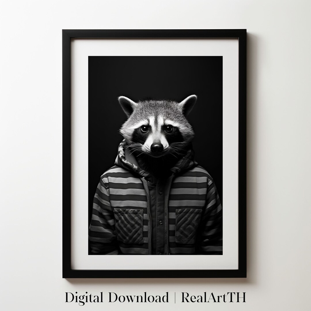 Cute Lemur in a Sweater Printable Wall Art | Winter Wall | Lemur ...