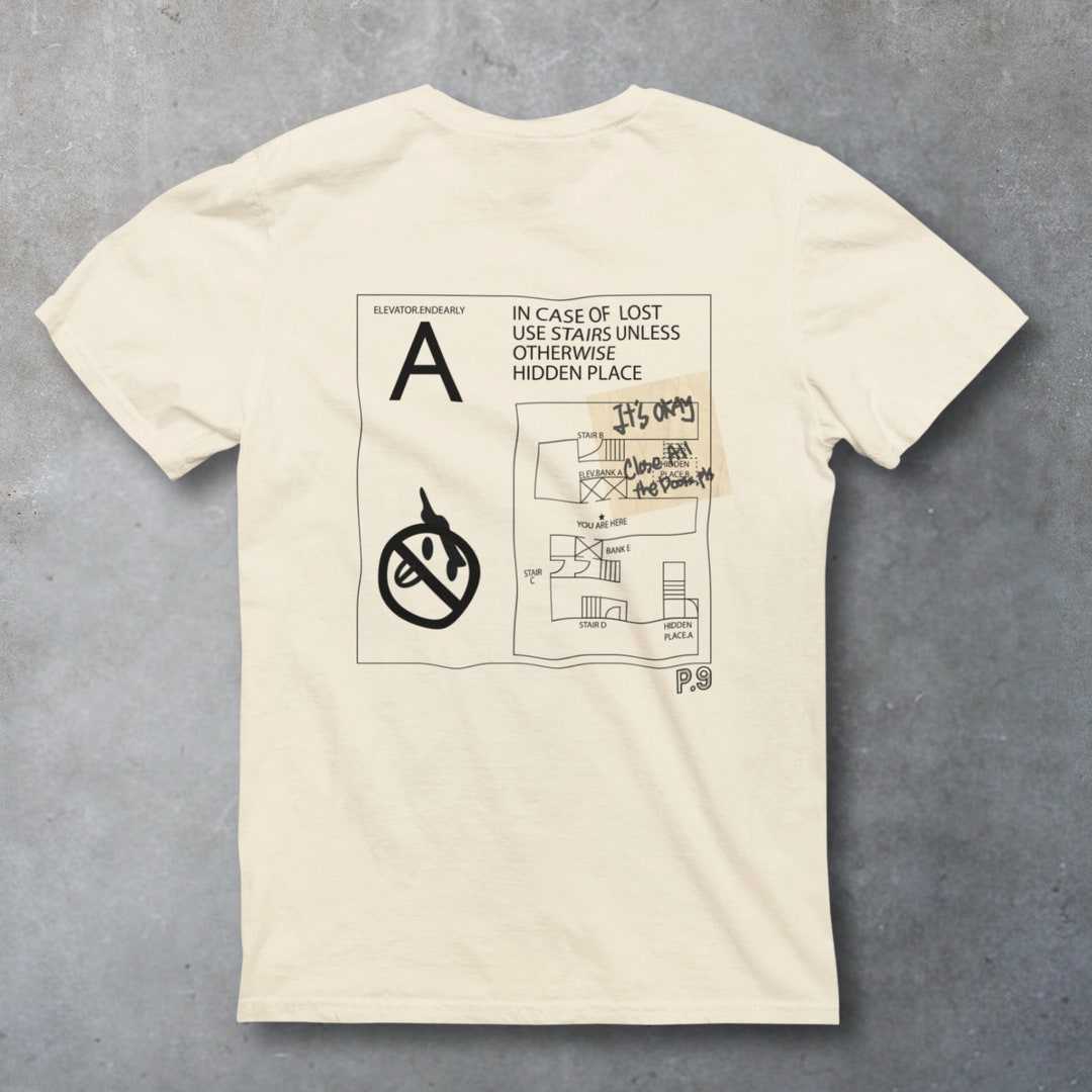 Emergency Exit T-shirt - Cute Anime Print, Urban Apparel, Korean ...