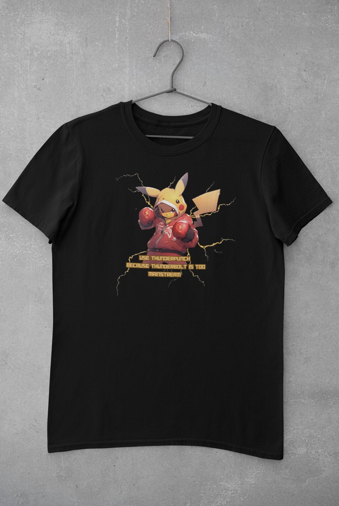 Pokemon Silhouette Shirt, Pikachu Boxing Shirt, Pikachu Shirt, Pokemon ...