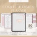 Pink Coquette Digital Planner, Cute Bow Journal, Flower Calendar ...