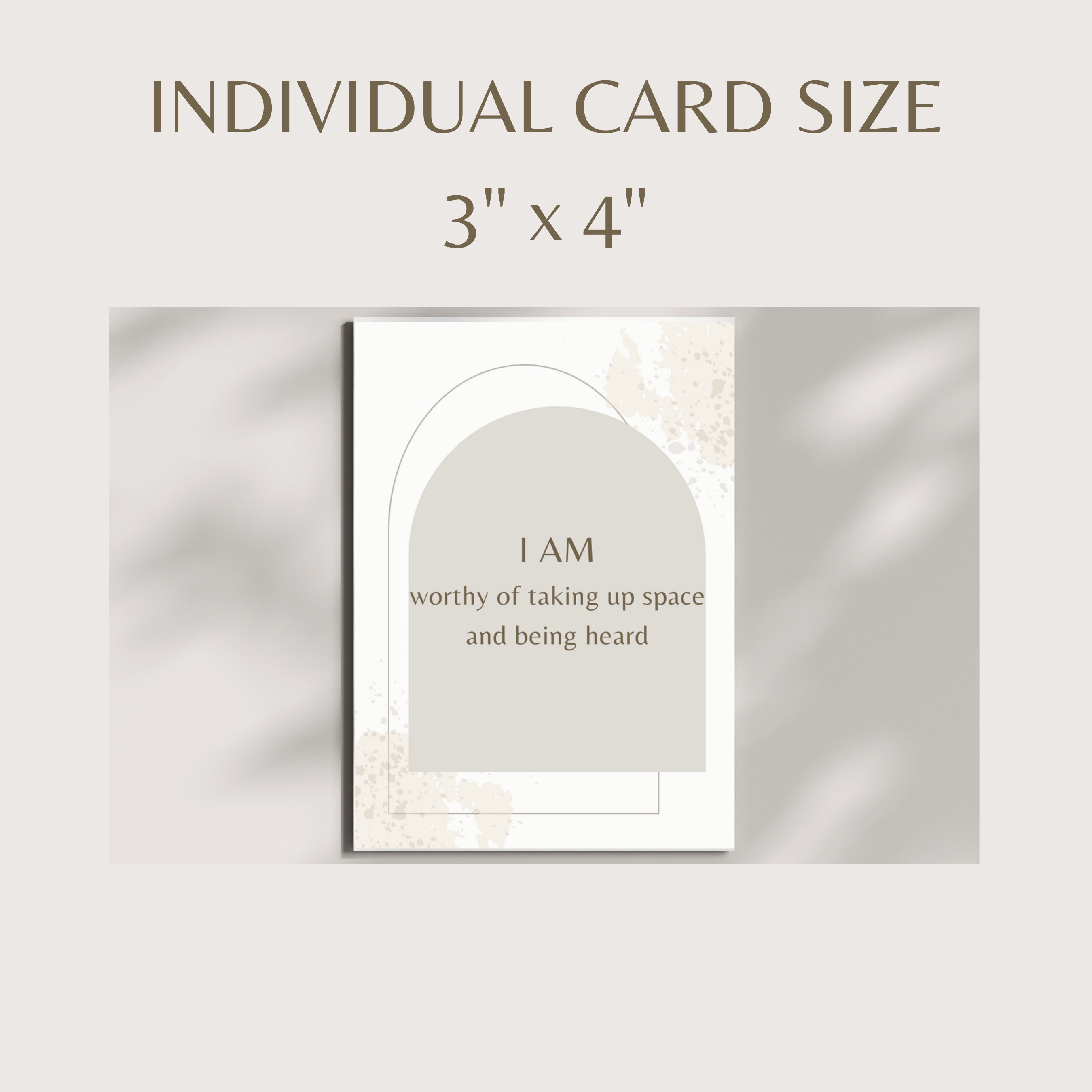 Digital Affirmation Cards, Printable Affirmation Deck, I Am Affirmation ...
