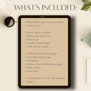 Neutral Self-care Digital Planner: Undated Minimalist Journal (PDF) - Etsy