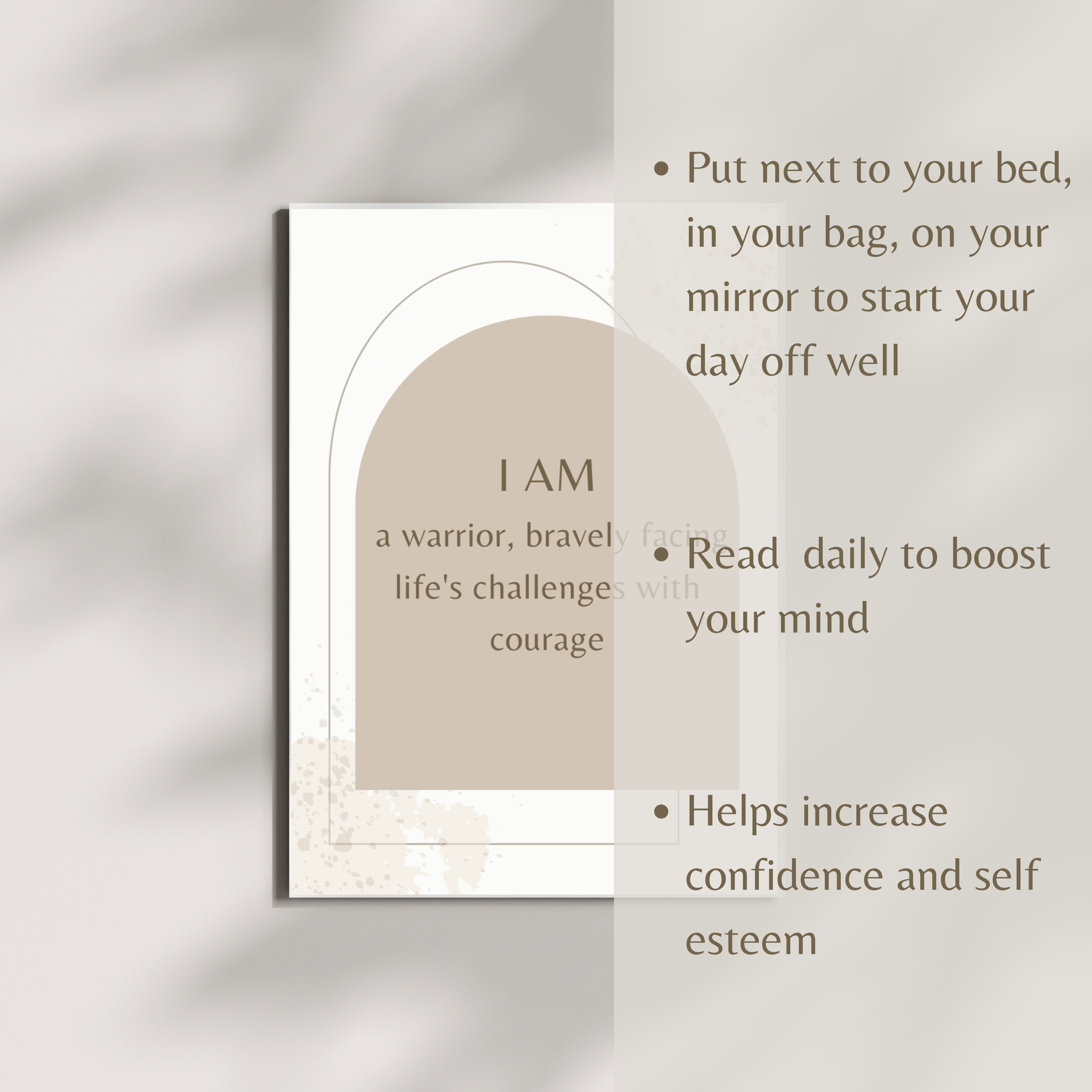 Digital Affirmation Cards, Printable Affirmation Deck, I Am Affirmation ...