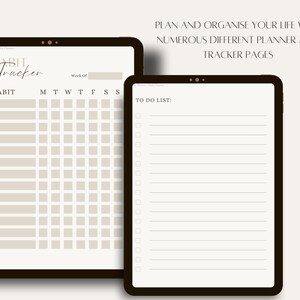 Neutral Self-care Digital Planner: Undated Minimalist Journal (PDF) - Etsy