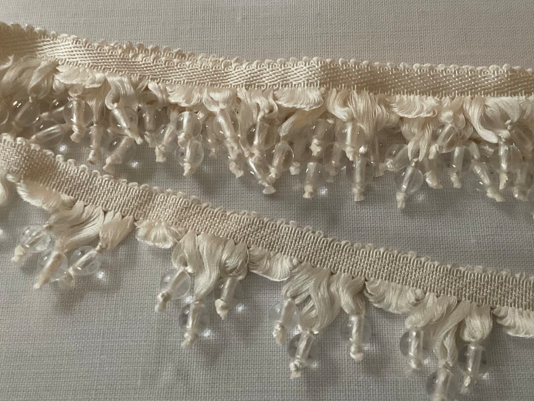 Glass Beaded Fringe Trim - Etsy