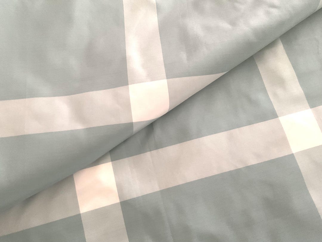 Bailey &griffin “grayson” Silk Check Fabric . One Single Piece 28 ...