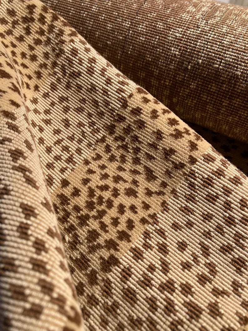 Courbet “leopard Print”, Upholstery Fabric. 1yard 7 Inch Piece , 54 ...