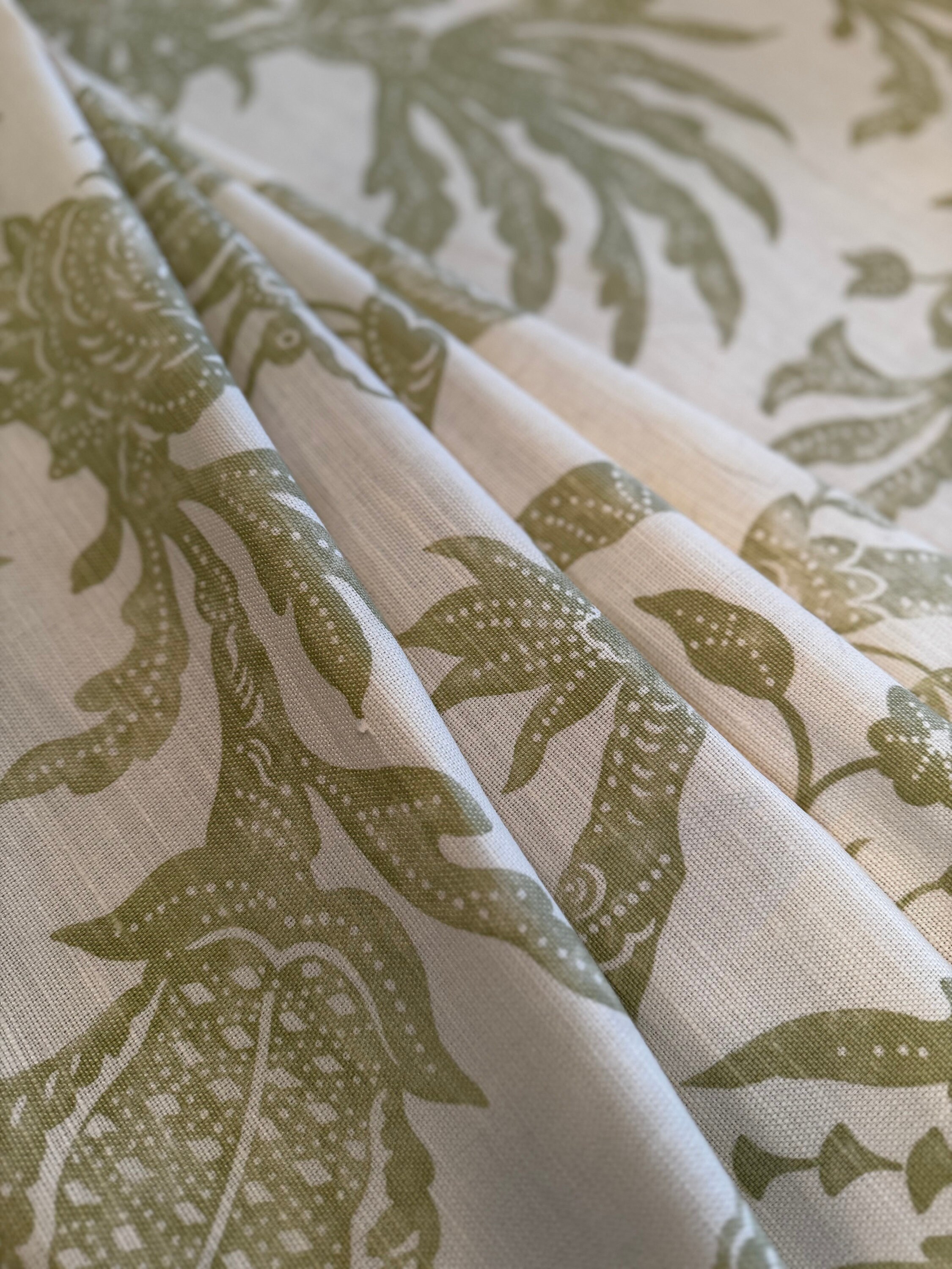 Travers “la Terrazza” Tropical Motif Fabric. One Single Piece 54 Inches ...