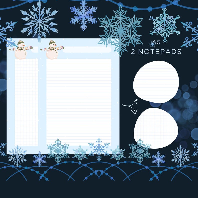 Printable Snowman Planner Set - Weekly & Daily Schedules - To-do Lists ...
