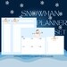 Printable Snowman Planner Set - Weekly & Daily Schedules - To-do Lists ...
