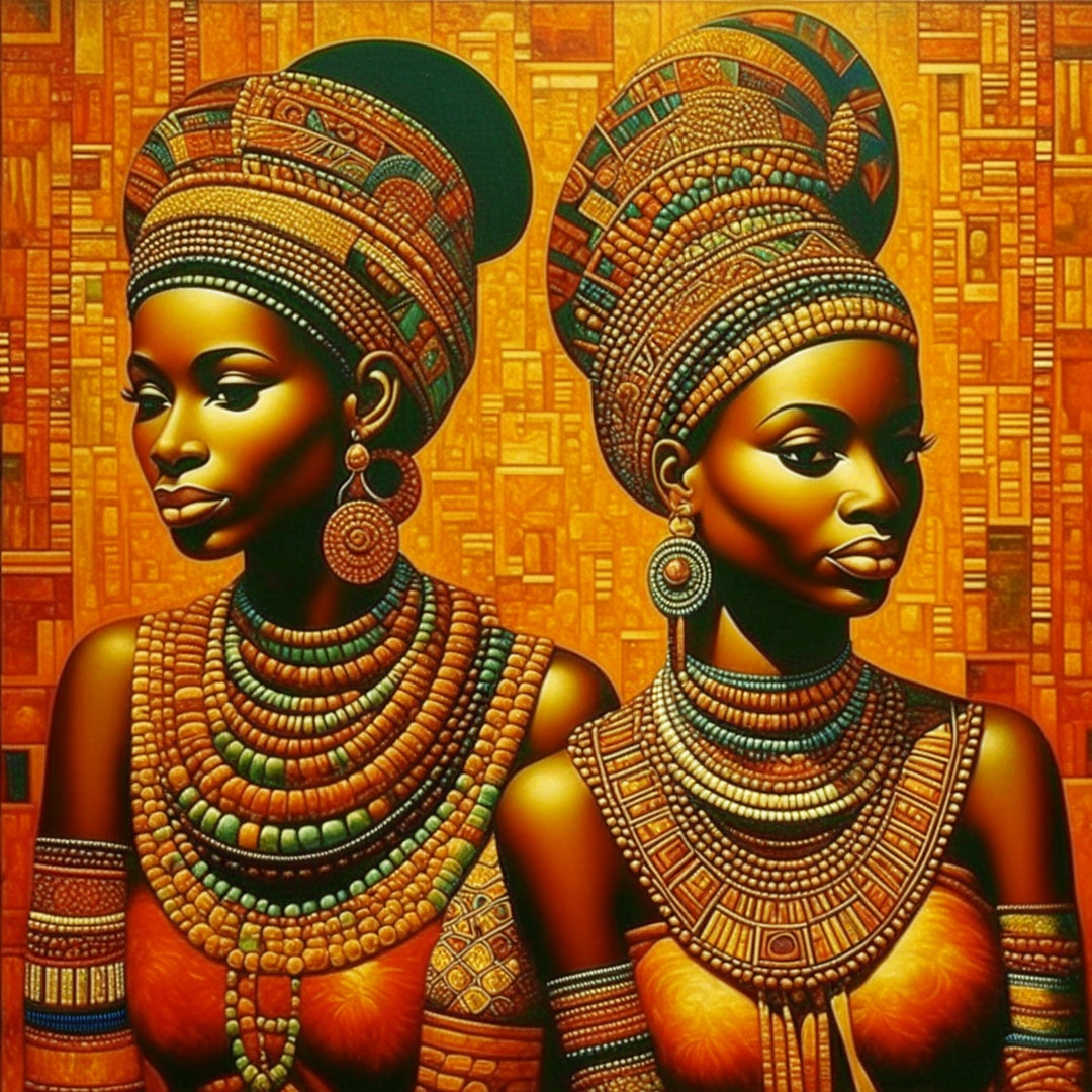 Ancient African Montage, African Digital Art Collectible, Historic ...