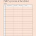 Weekly Bills Panner & Saving - Etsy