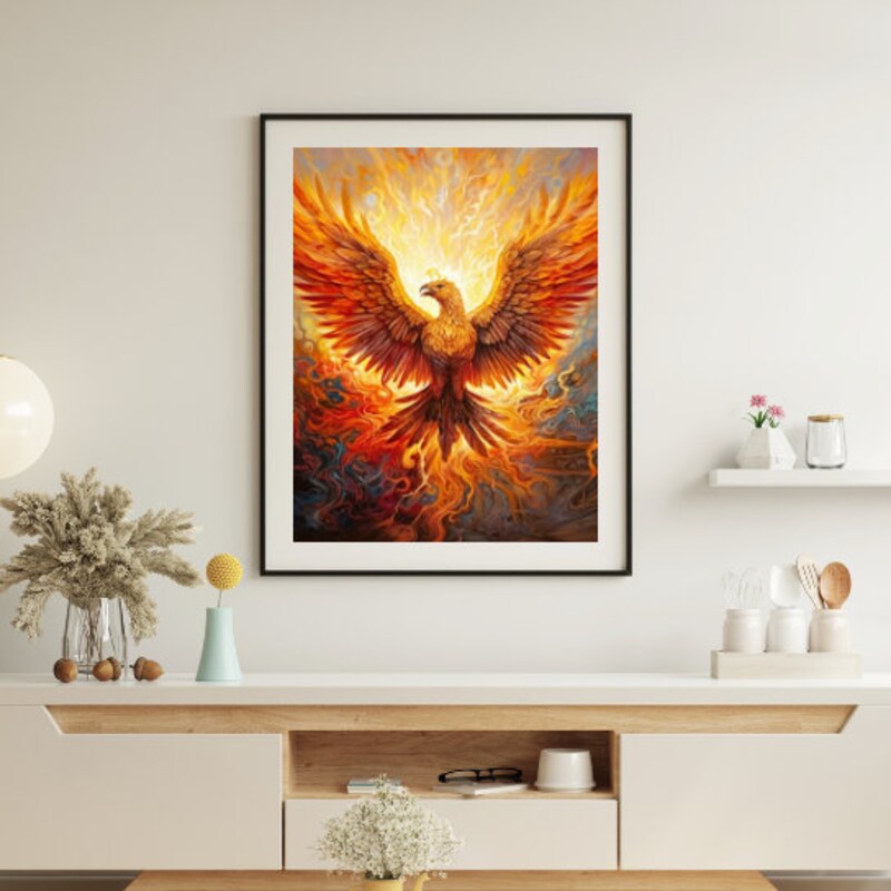 Phoenix Rising Art - Etsy