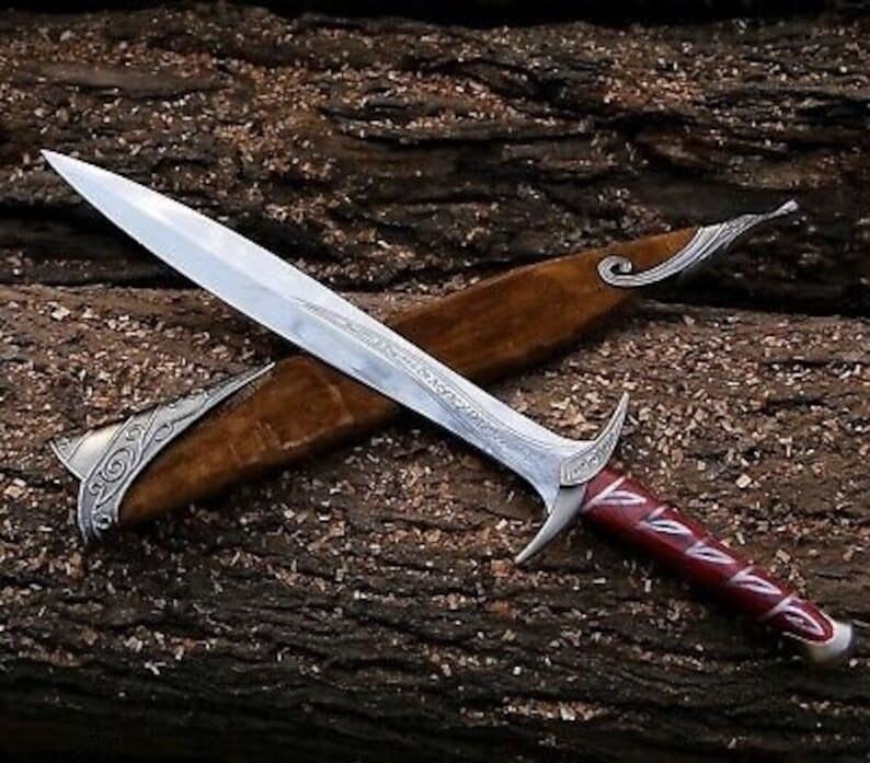 ANDURIL Sword of Strider, Custom Engraved Sword, LOTR Sword, Lord of ...