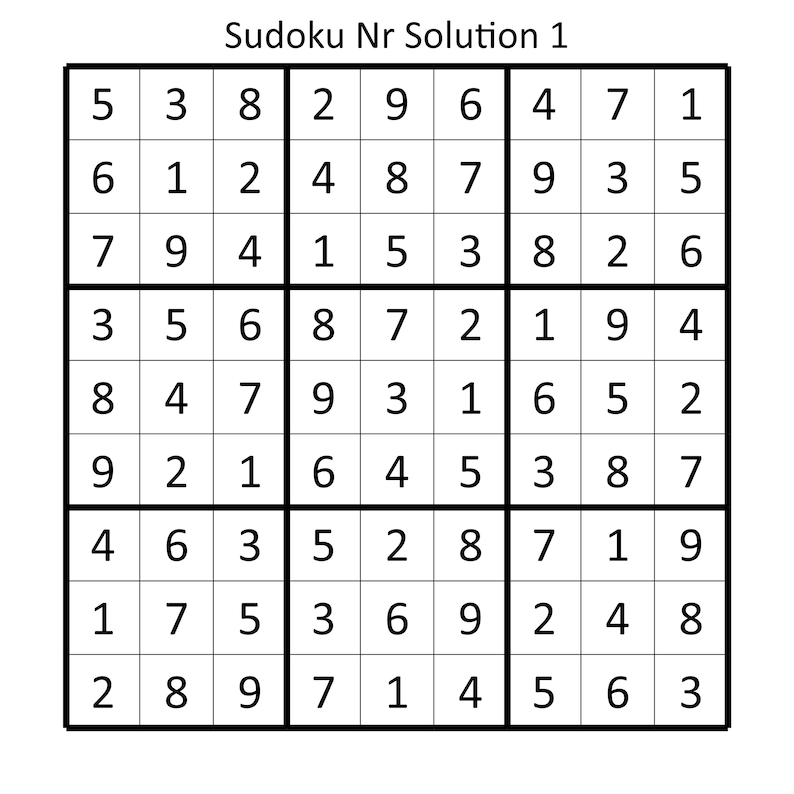 Sudoku Simple - Collection of 300 Puzzles - Etsy