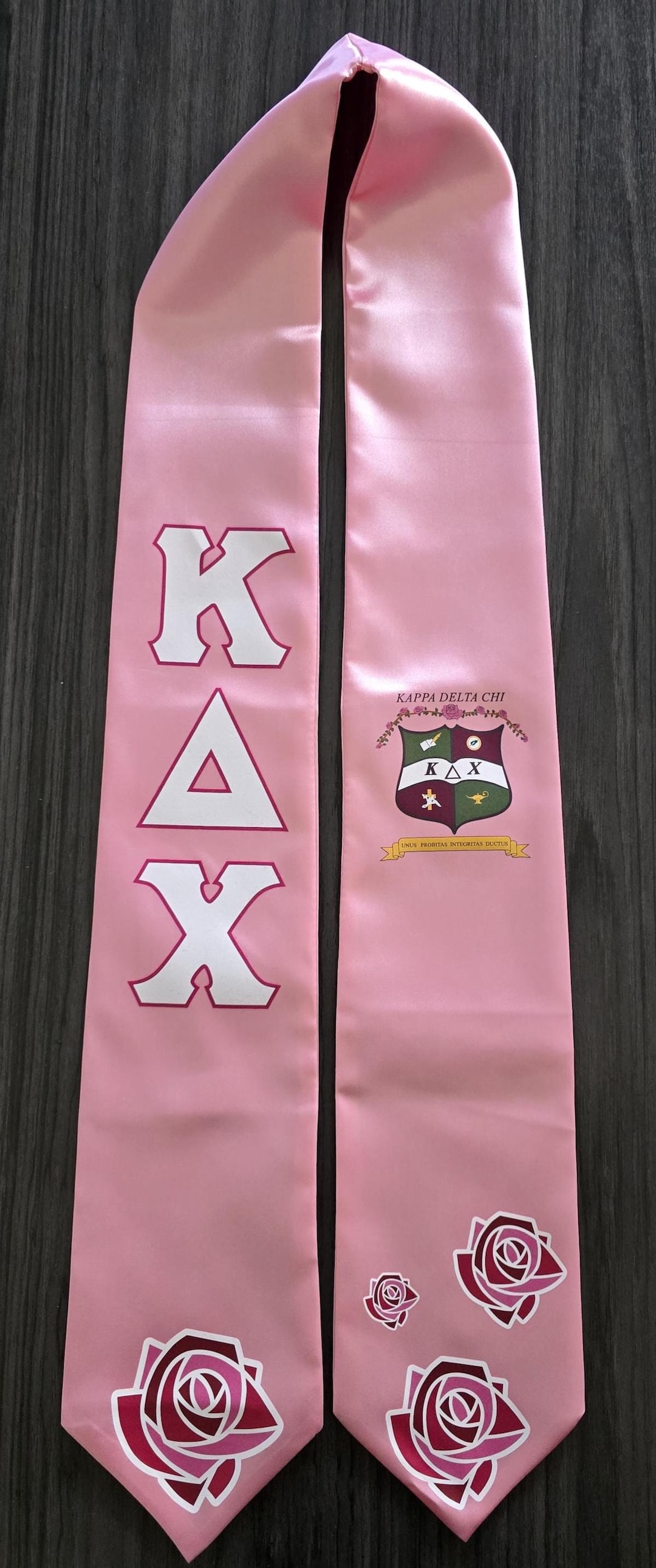 Kappa Delta Chi Sorority Crest Graduation, Stole, Sash, Greek Letters ...
