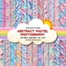 Abstract Pastel Seamless Pattern, Photography Digital Paper, Pastel ...