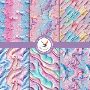 Abstract Pastel Seamless Pattern, Photography Digital Paper, Pastel ...