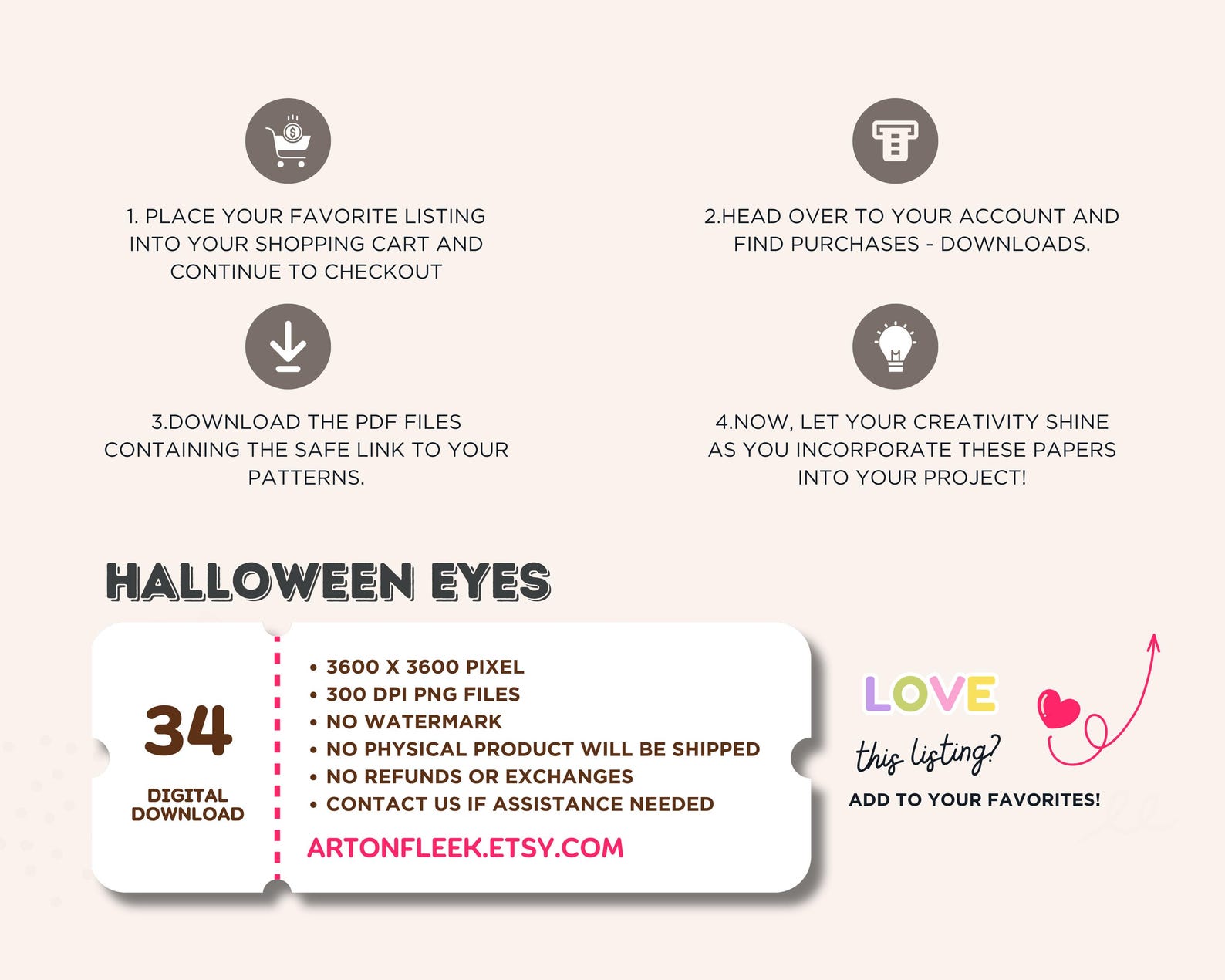Halloween Eyes Digital Papers, Spooky Eyes Seamless Pattern Scary ...