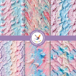 Abstract Pastel Seamless Pattern, Photography Digital Paper, Pastel ...