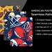 Super Bowl, American Football, 12 Digital Paper, Seamless Pattern, US ...