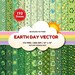 Earth Day Digital Paper Nature Lover Seamless Pattern Eco Friendly ...
