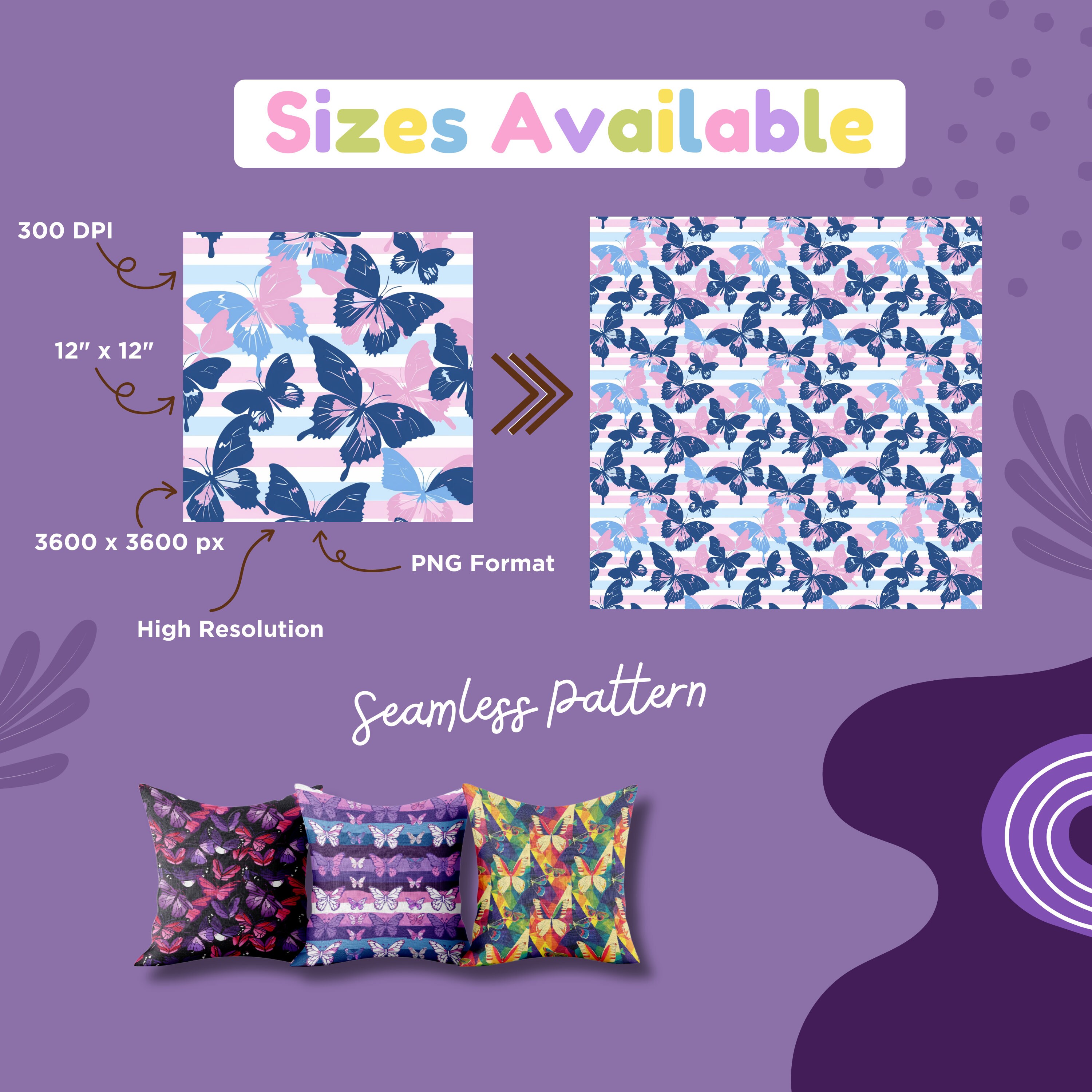 Butterflies Pride Flags Seamless Pattern, Pride Month Digital Paper ...