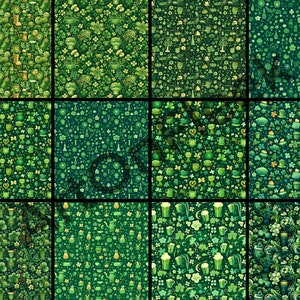 St. Patrick's Day, Digital Paper, Cute Irish Shamrock, Leprechaun, Pot ...
