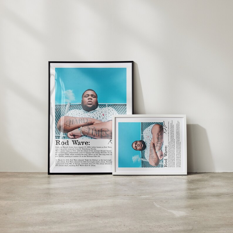 Rod Wave Album Cover Poster Digital Download Rod Wave Poster, Rod Wave ...