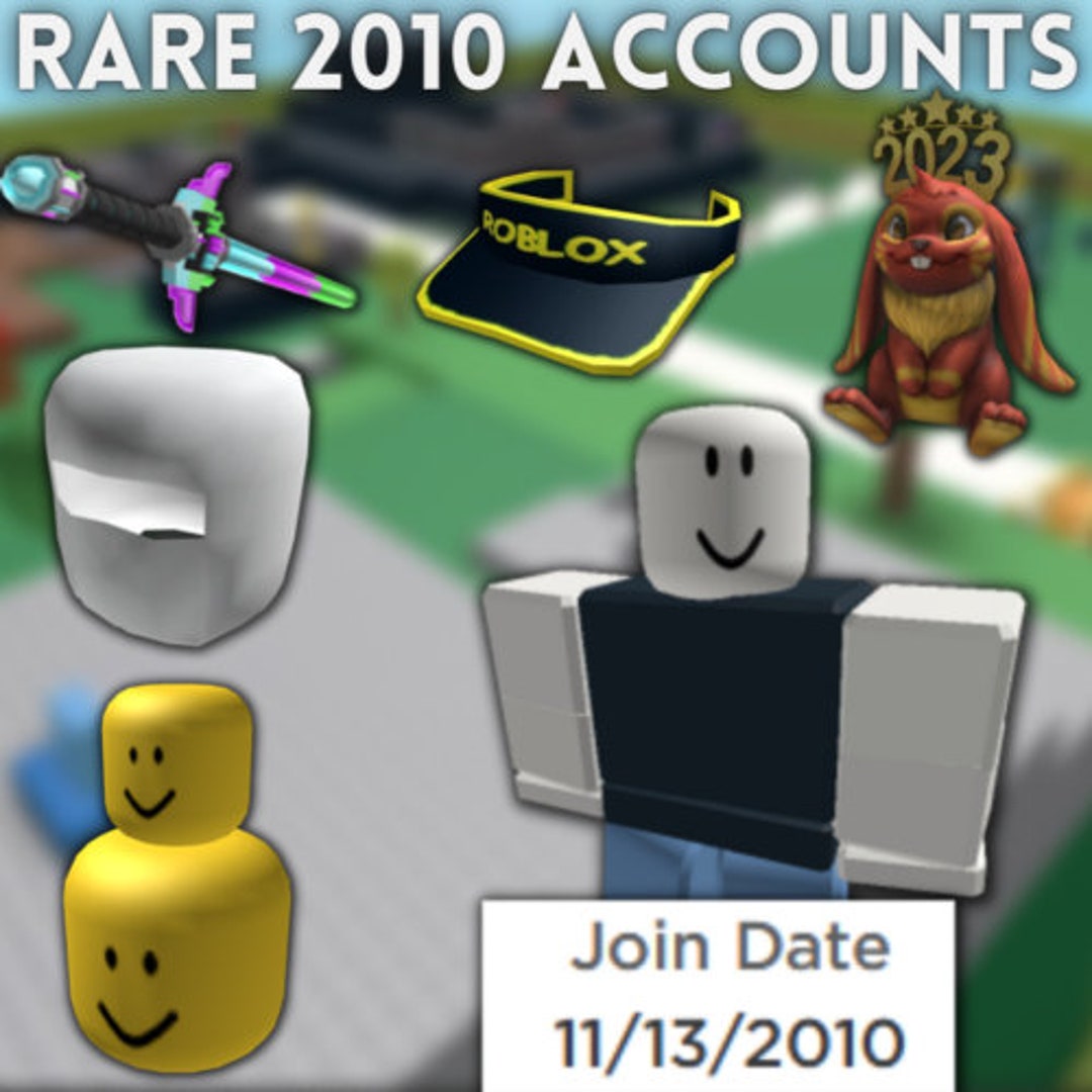 RARE Roblox 2010 Account high Chance of OFFSALES and Robux - Etsy