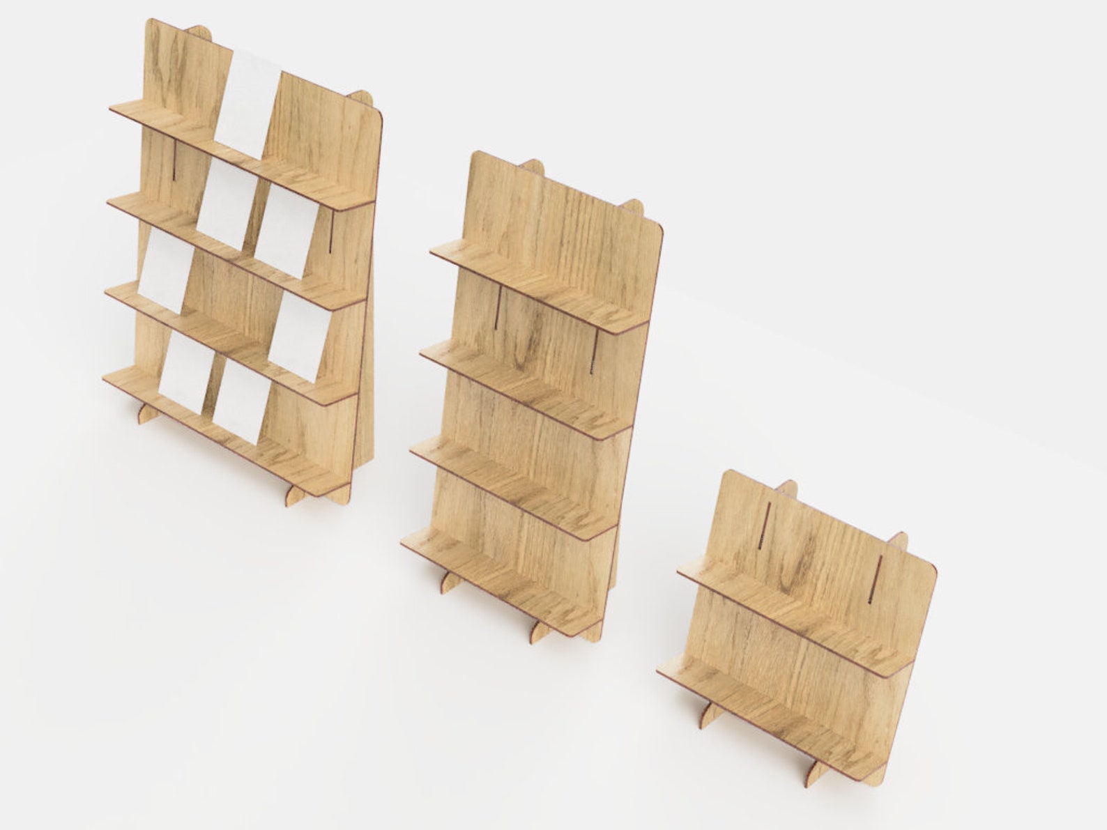 Tiered Retail Display Stand Market Stall Postcard Shelves - Etsy