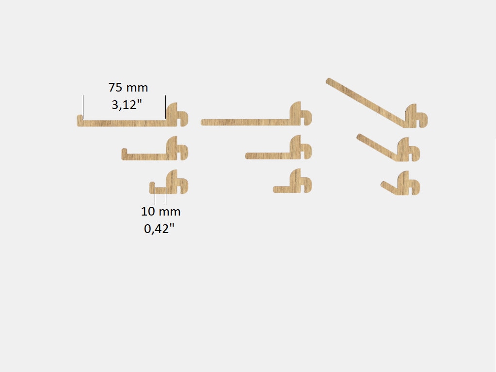 Keychains Display Case Jewelry Display Mini Stands Laser Cut File ...