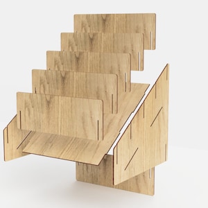 Retail Counter Display Stand Laser Cut Template 3 Sizes | Craft Booth ...