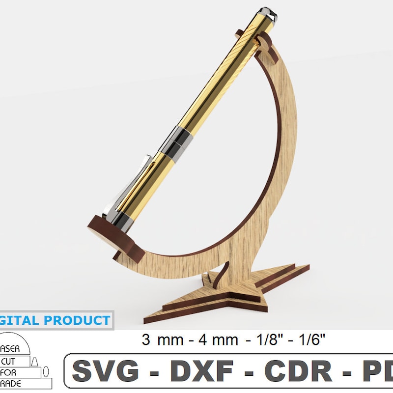 Pen Stand Card Holder - Etsy