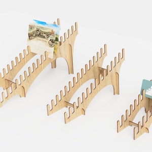 Retail Display Stand 3 Sizes | Showcase Postcards | Laser Cut File ...