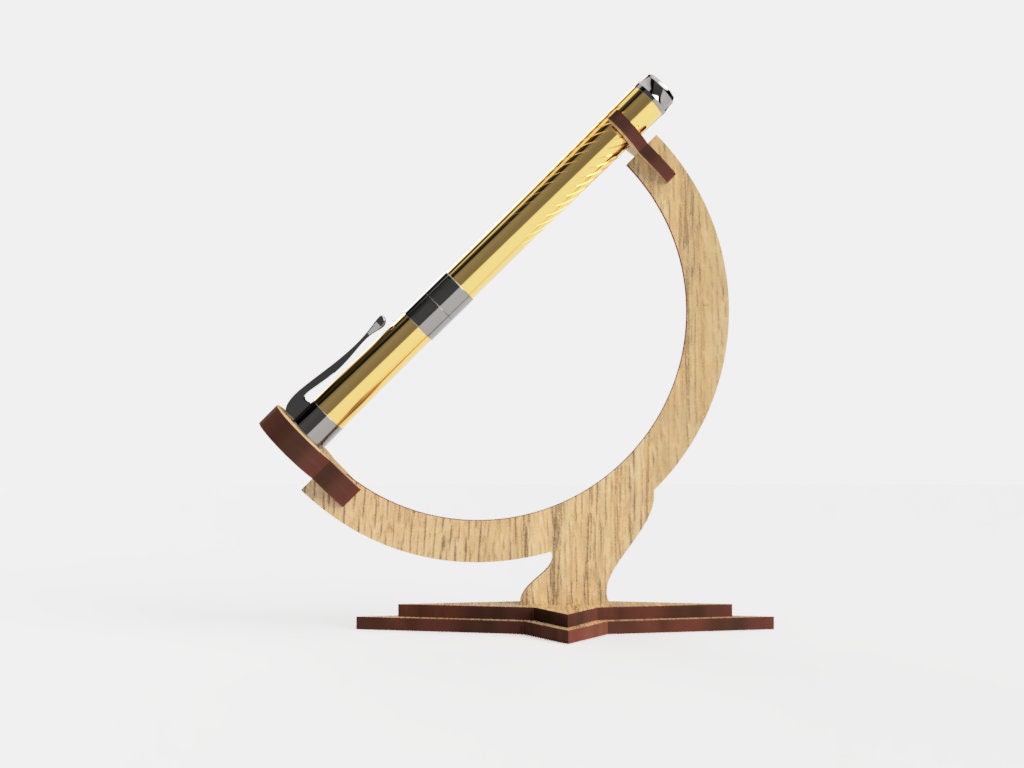 Pen Stand Laser Cut File • Pen Holder Digital File • Pen Display SVG ...