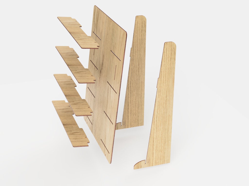 Tiered Retail Display Stand | Market Stall | Postcard Shelves | Trade ...